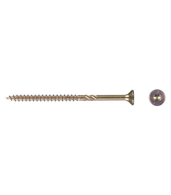 Саморезы по дереву 80x5,0 мм потайная головка конструкционные (8 шт.)