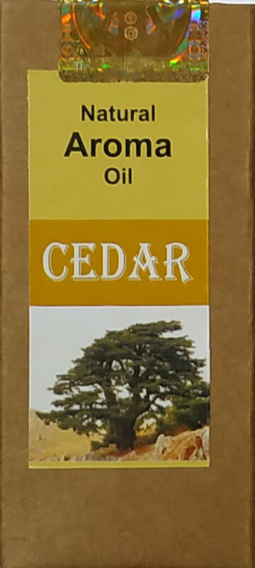 Natural Aroma Oil CEDAR, Shri Chakra (Натуральное ароматическое масло кедр, Шри Чакра), 10 мл.
