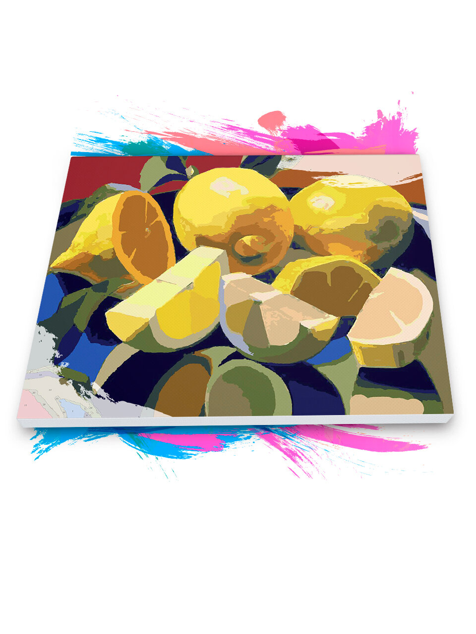 Картина по номерам на холсте Лимоны Арт, 40 х 50 см