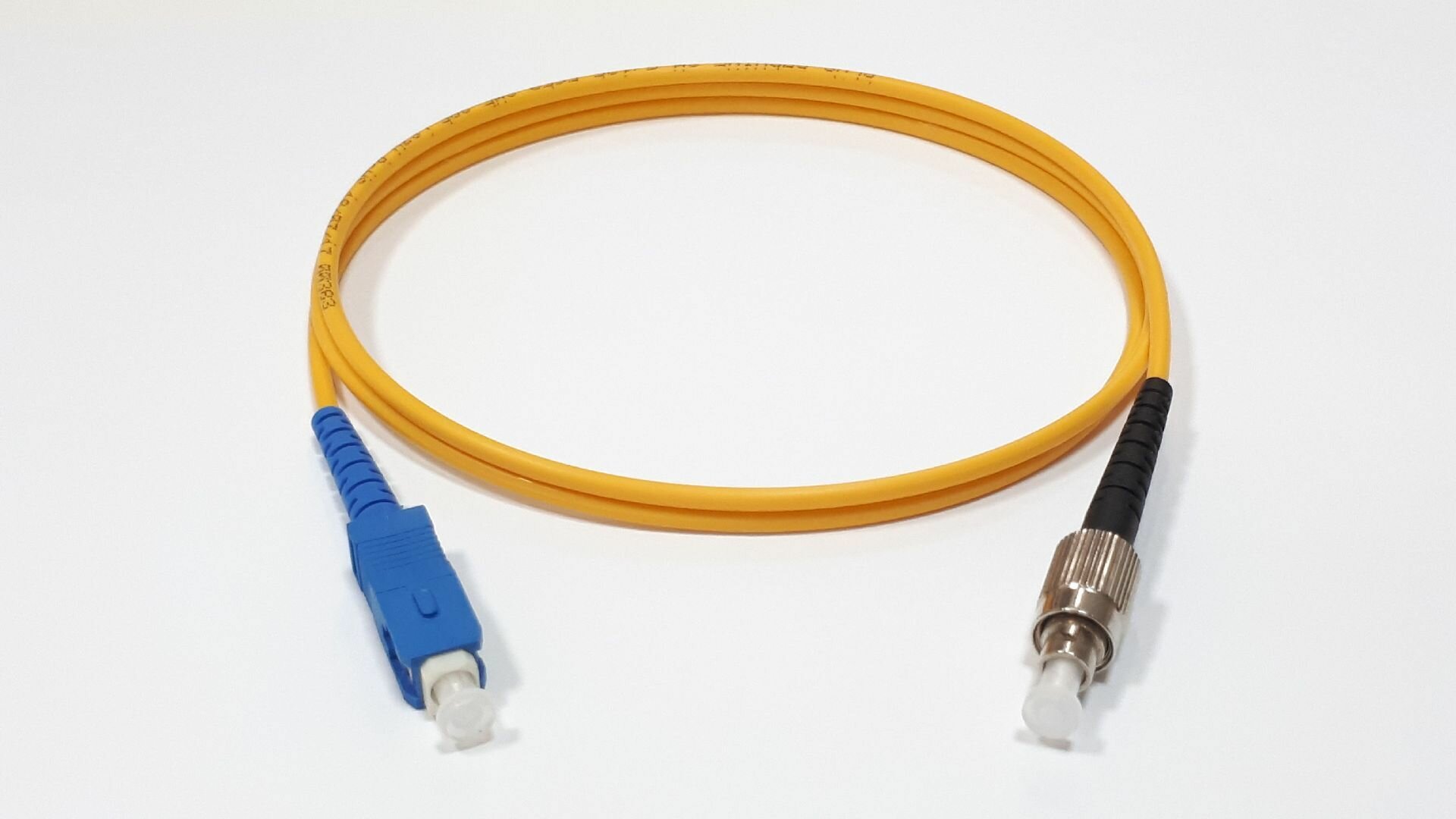 Шнур оптический (патч-корд) pc SC-FC 9/125 simplex LSZH 1m