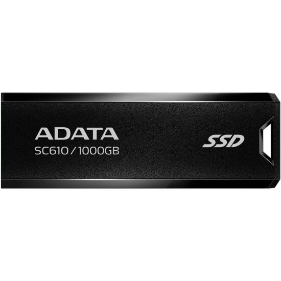 Внешний SSD диск Adata SC610 USB-C 3.2 Gen 2 1TB черный (SC610-1000G-CBK/RD)