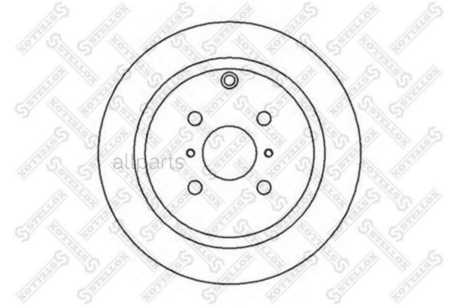 STELLOX 60204581SX диск тормозной задний!\ Lifan Solano 10>, BYD F3 05>, Toyota Corolla/Yaris all 99>