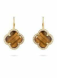 Серьги, тигровый глаз