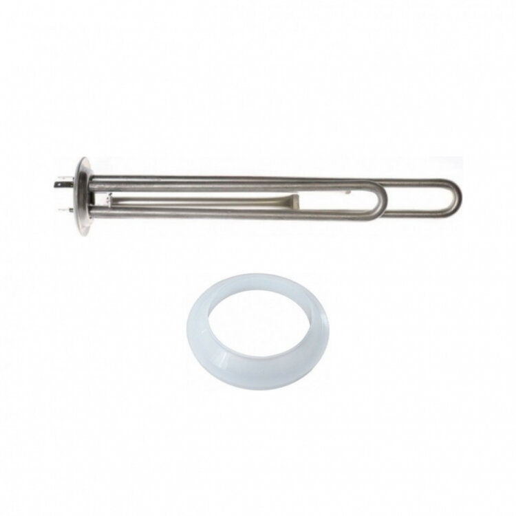 Комплект ТЭН 2кВт (2000Вт) RF для водонагревателя Thermex RZL, IS, IR, Garanterm, Electrolux EWH, под анод М4, нерж, PREMIUM + прокладка, 50042K1