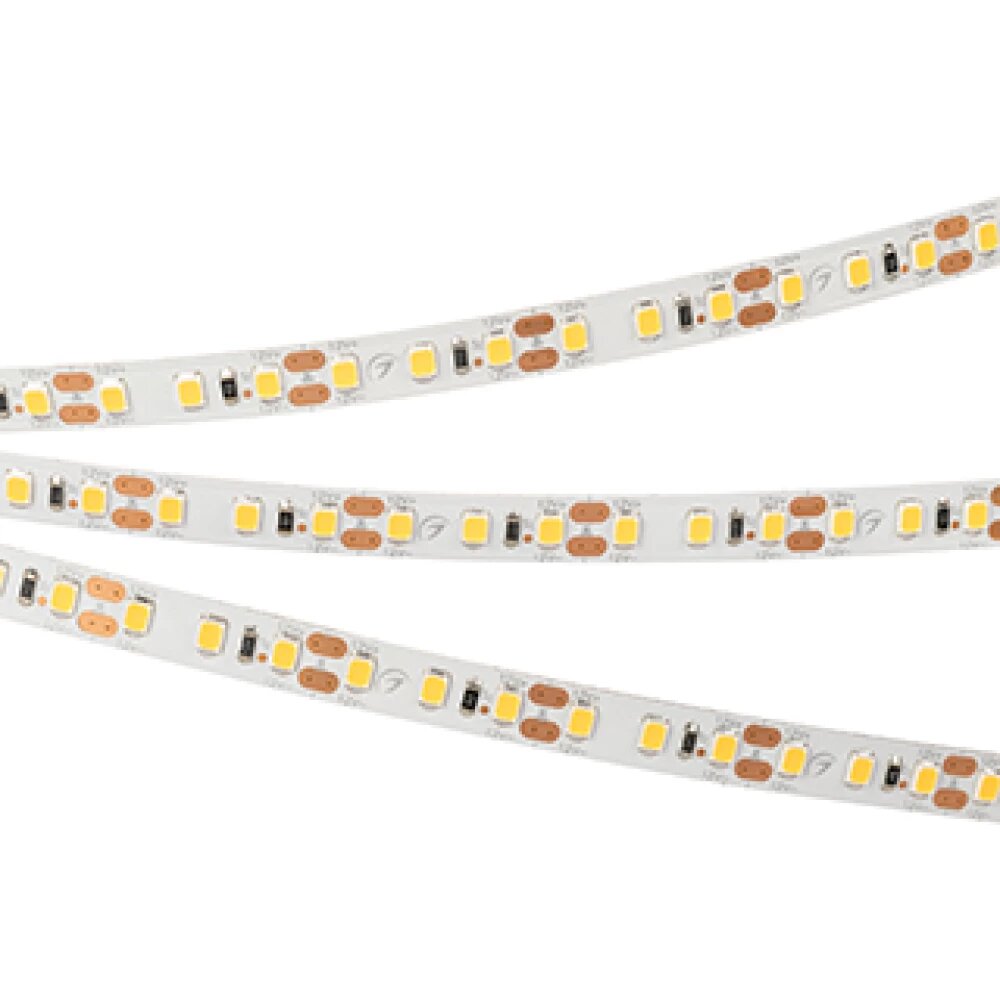 Лента RT-A120-8mm 12V Warm3500 (14.4 W/m, IP20, 2835, 5m) (Arlight, Открытый) 028570(2)