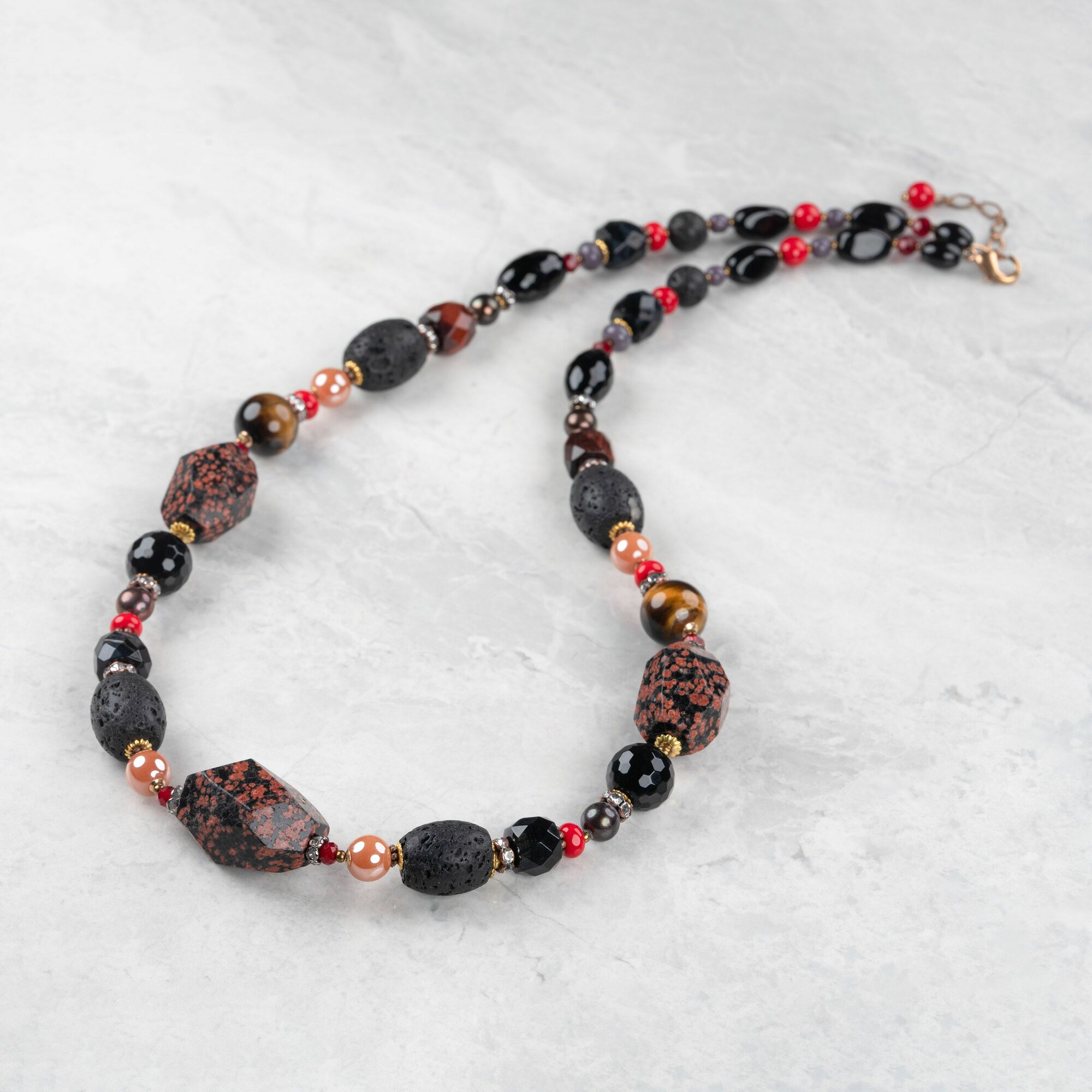 Бусы Diana Savitskaya, агат