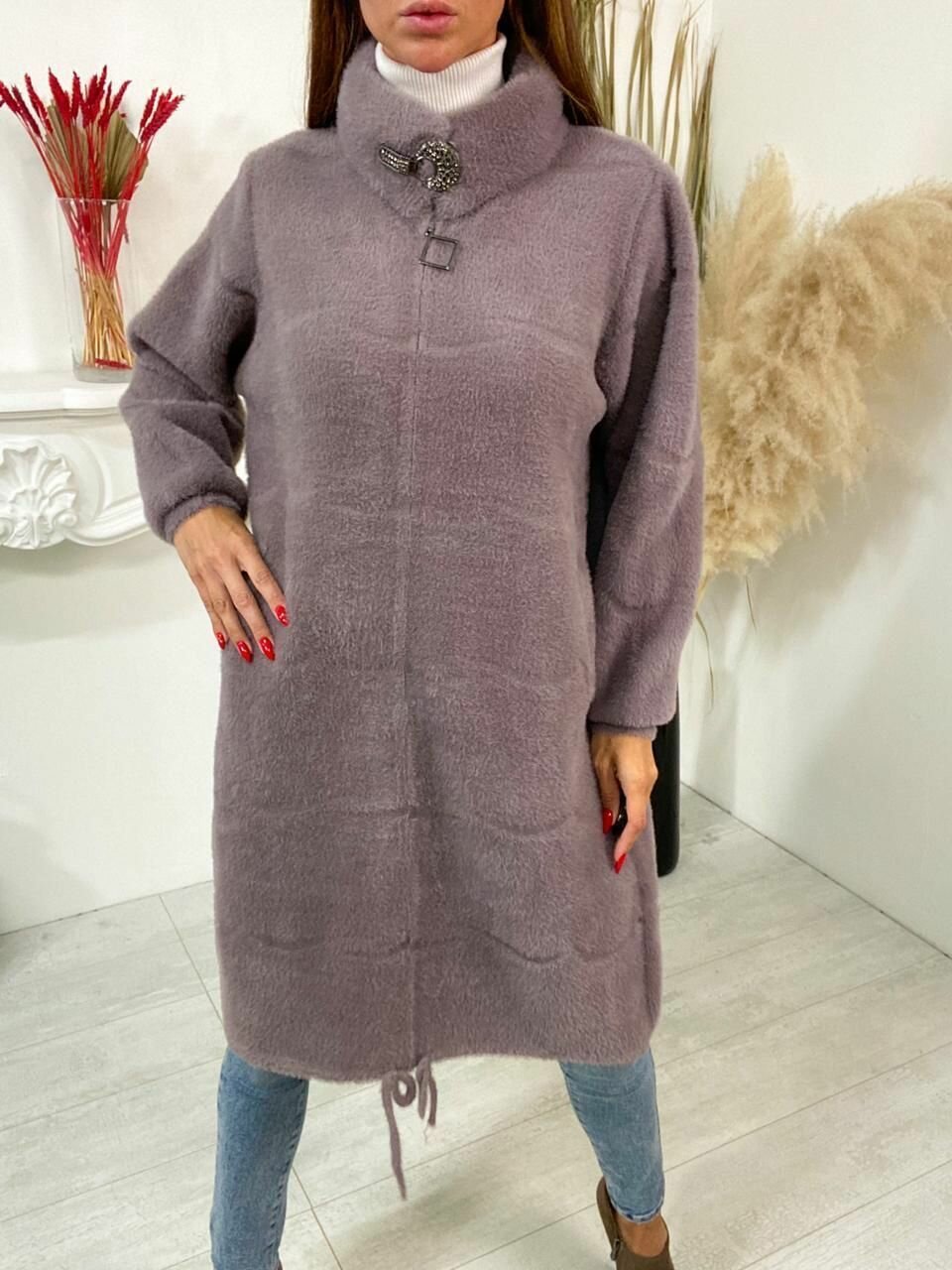 Кардиган  мягкий удлиненный 48-54