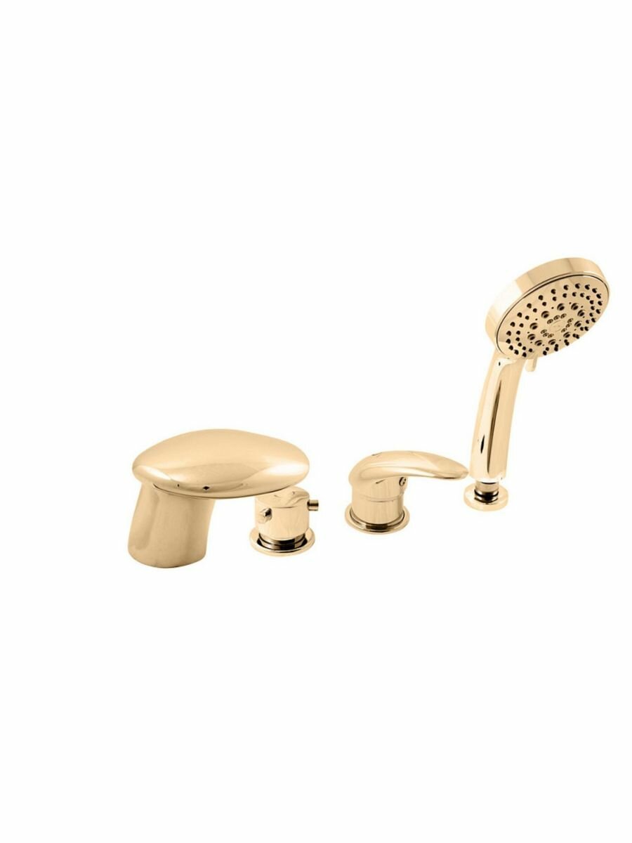 Смеситель на борт ванны, цвет золотистый, RAV SLEZAK, D471.5PZ