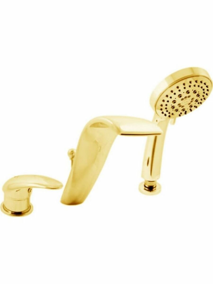 Смеситель на борт ванны, цвет золотистый, RAV SLEZAK, D461.5SZ