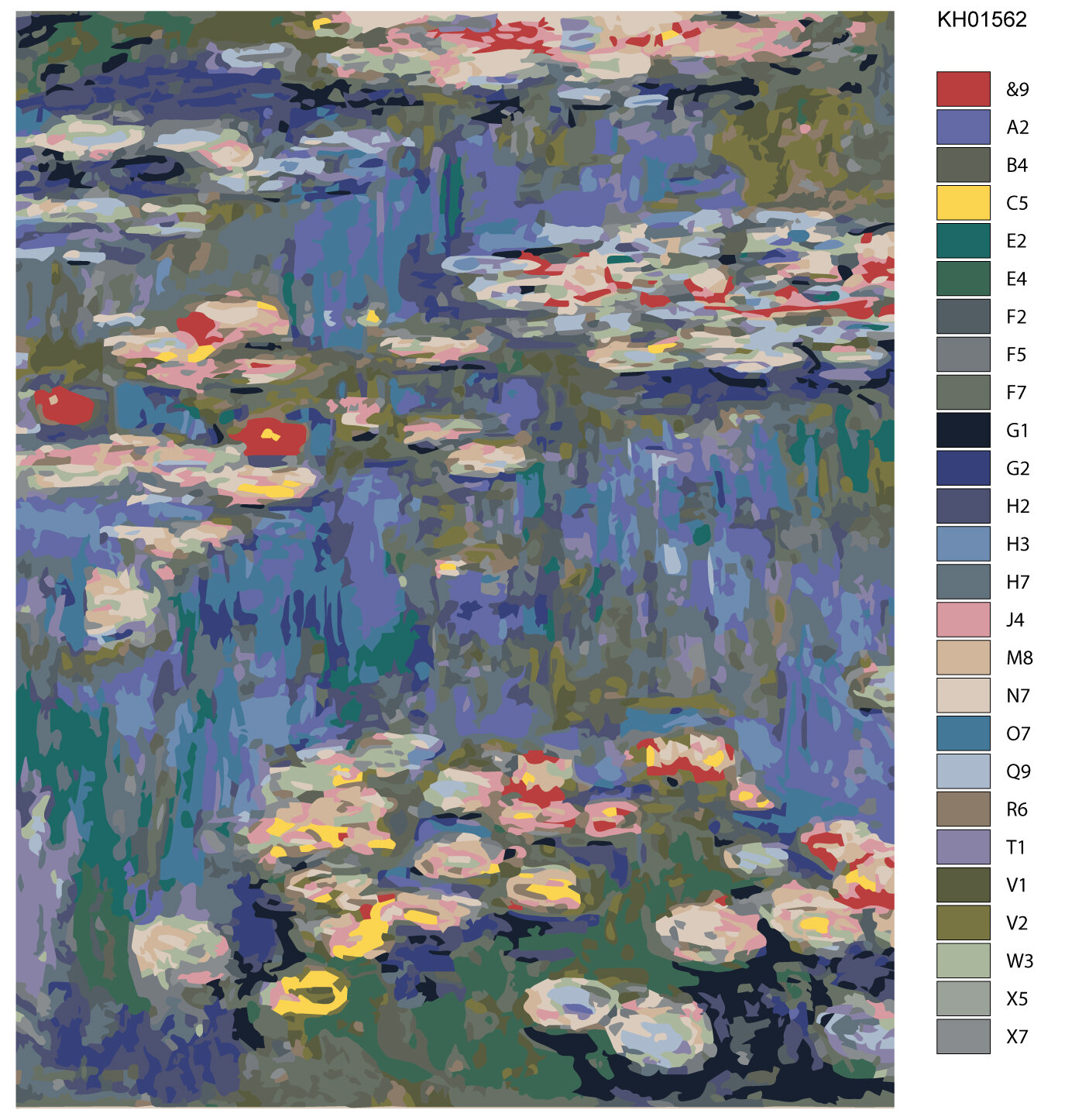 Картина по номерам "Кувшинки" Клод Моне KH0156 40_50