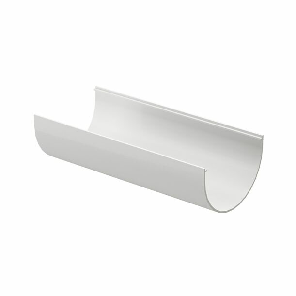 Желоб для водосточной системы Docke PREMIUM, ПВХ, (длина 3,0 м), пломбир, 2 шт