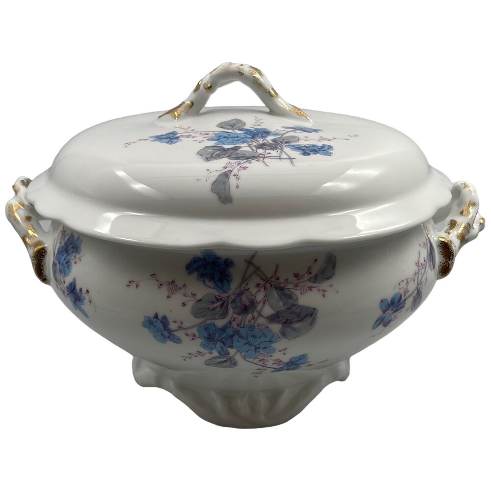 Супница "Лютики", 3.5 л, 1898-1917 гг, A MARCEROU St.PETERSBOURG, Российская Империя