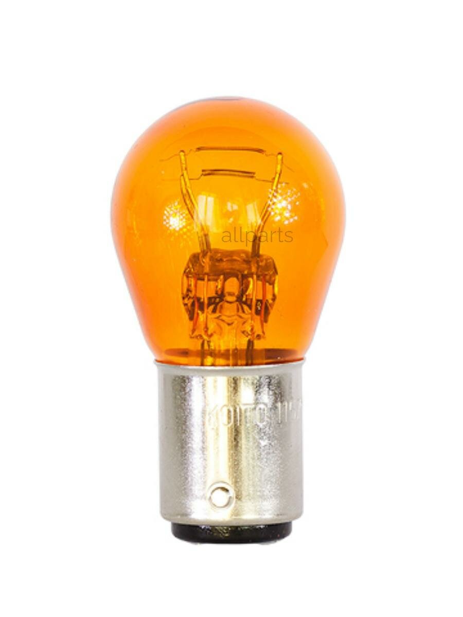 KOITO 4539A лампа дополнительного освещения 12V 27/8W S25 (оранжевый)