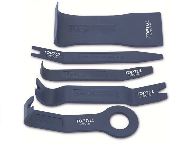 Набор салонных съемников TOPTUL, пластик, 5 предметов (JGAS0501)