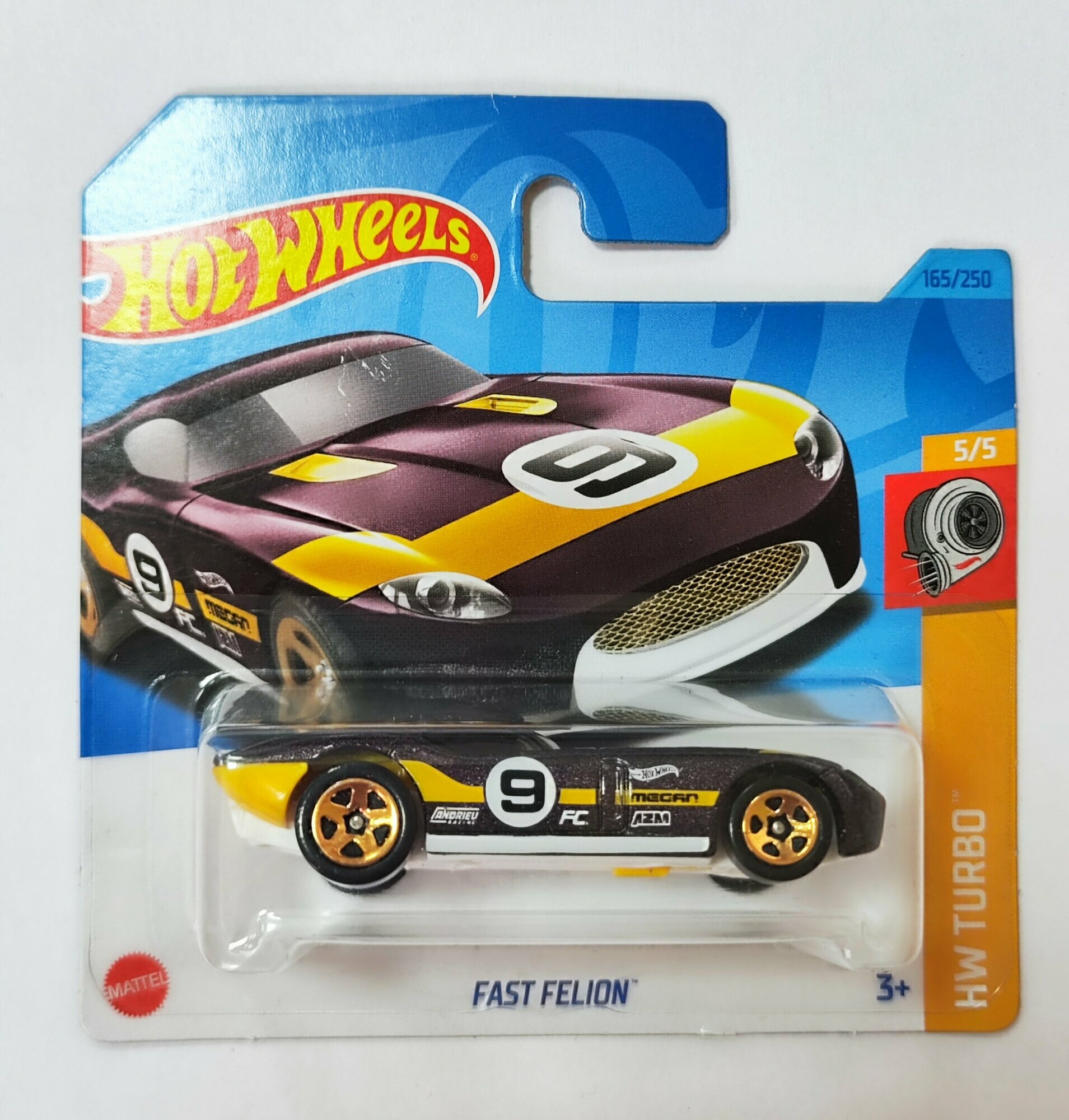 Hot Wheels Машинка базовой коллекции FAST FELION 5785/HKJ39