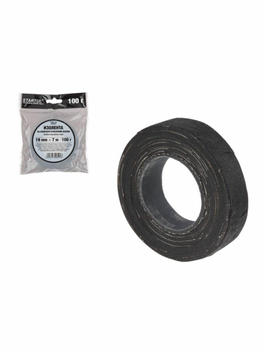 Startul Изолента хлопчатобумажная черная Standart ST9050-100