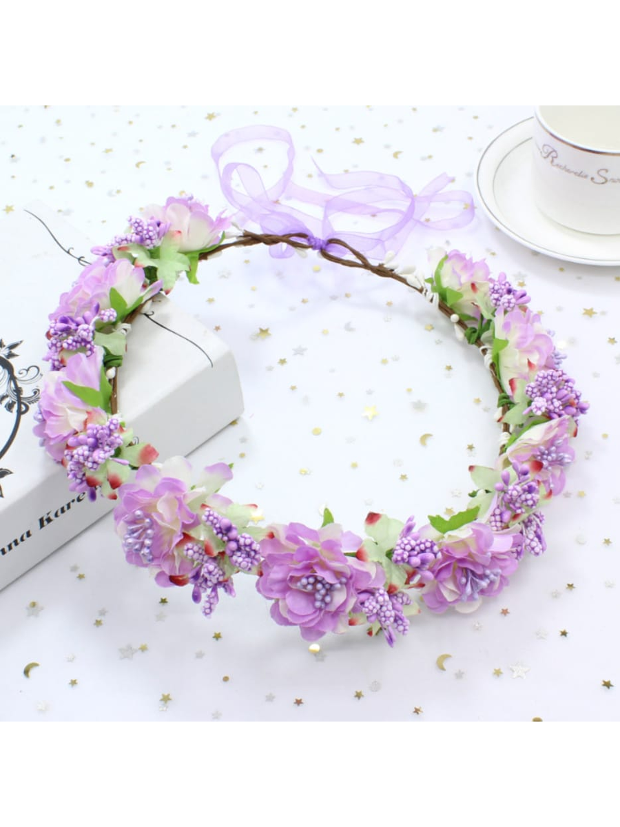 Венок на голову из цветов