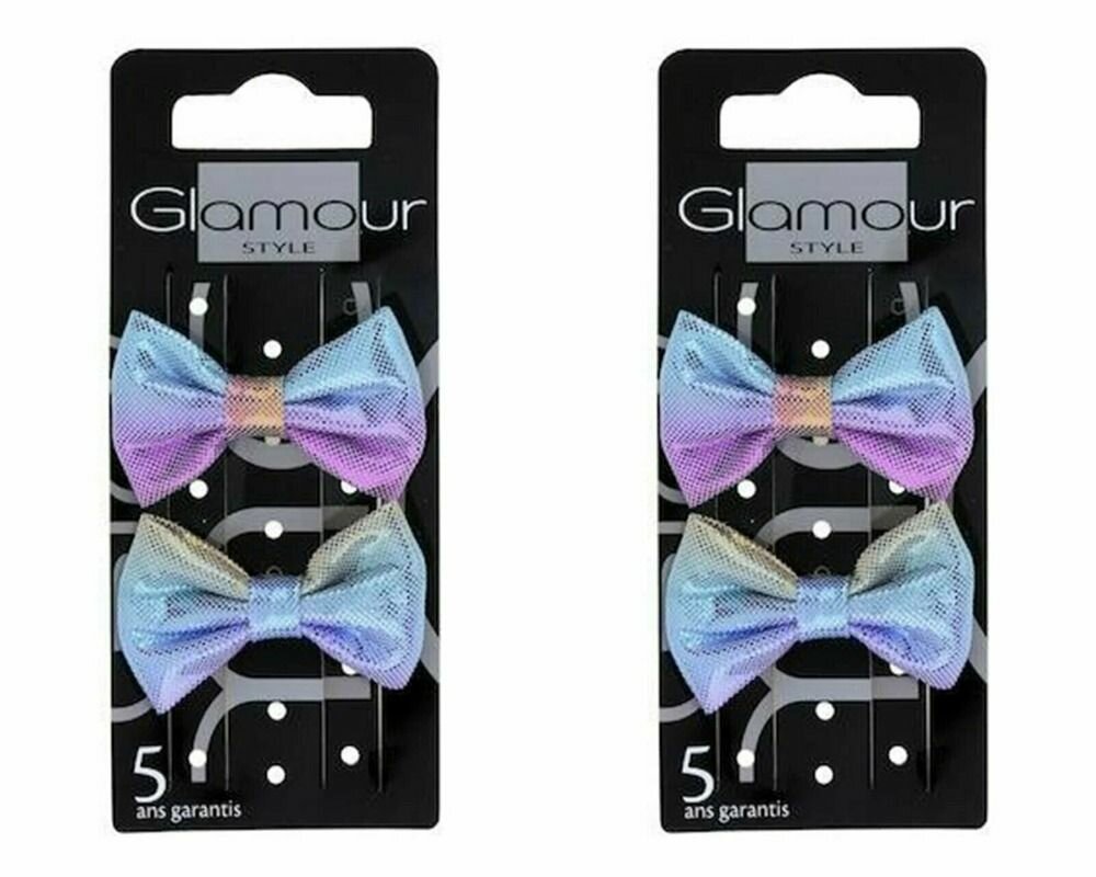 InterVion Заколки для волос Glamour Paris, 8 шт, 2 уп