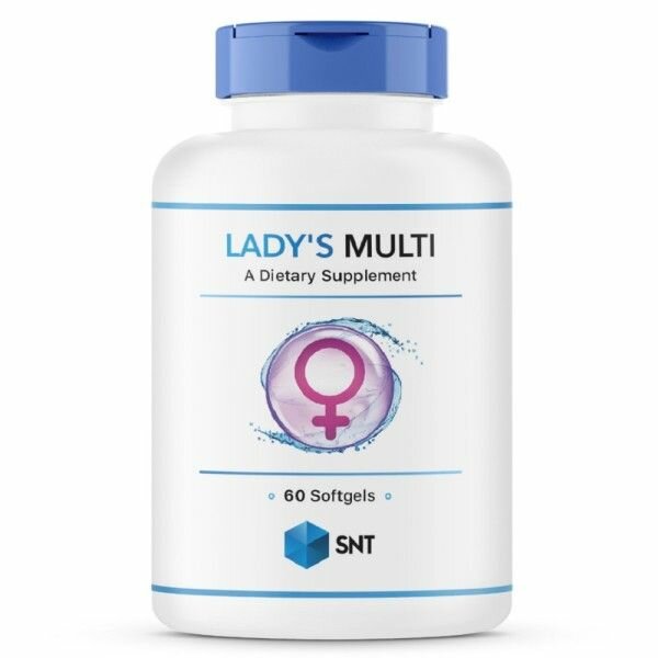 SNT Lady's multi 60 caps / СНТ женские мультивитамины (60 гел. капс)
