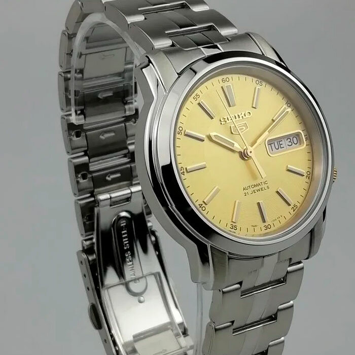 Наручные часы SEIKO SEIKO 5, золотой, серебряный — фото 1