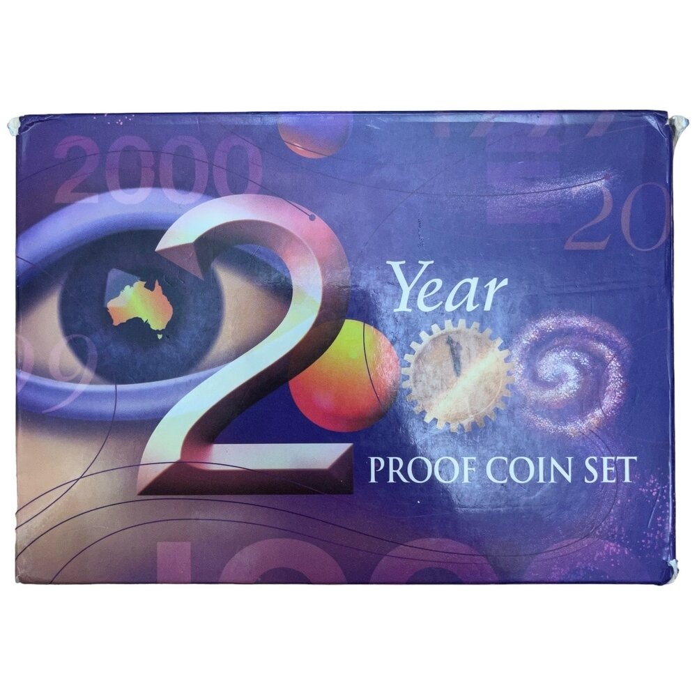 Австралия, набор монет 5, 10, 20, 50 центов, 1, 2, доллара "Миллениум" 2000 г. (Proof)