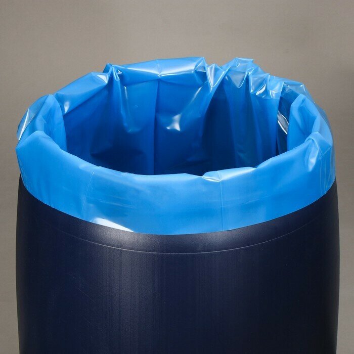 Мешок, вкладыш в бочку, 220 литров, 95 x 150 см, 150 мкм, обработка от цветения воды (5 шт)