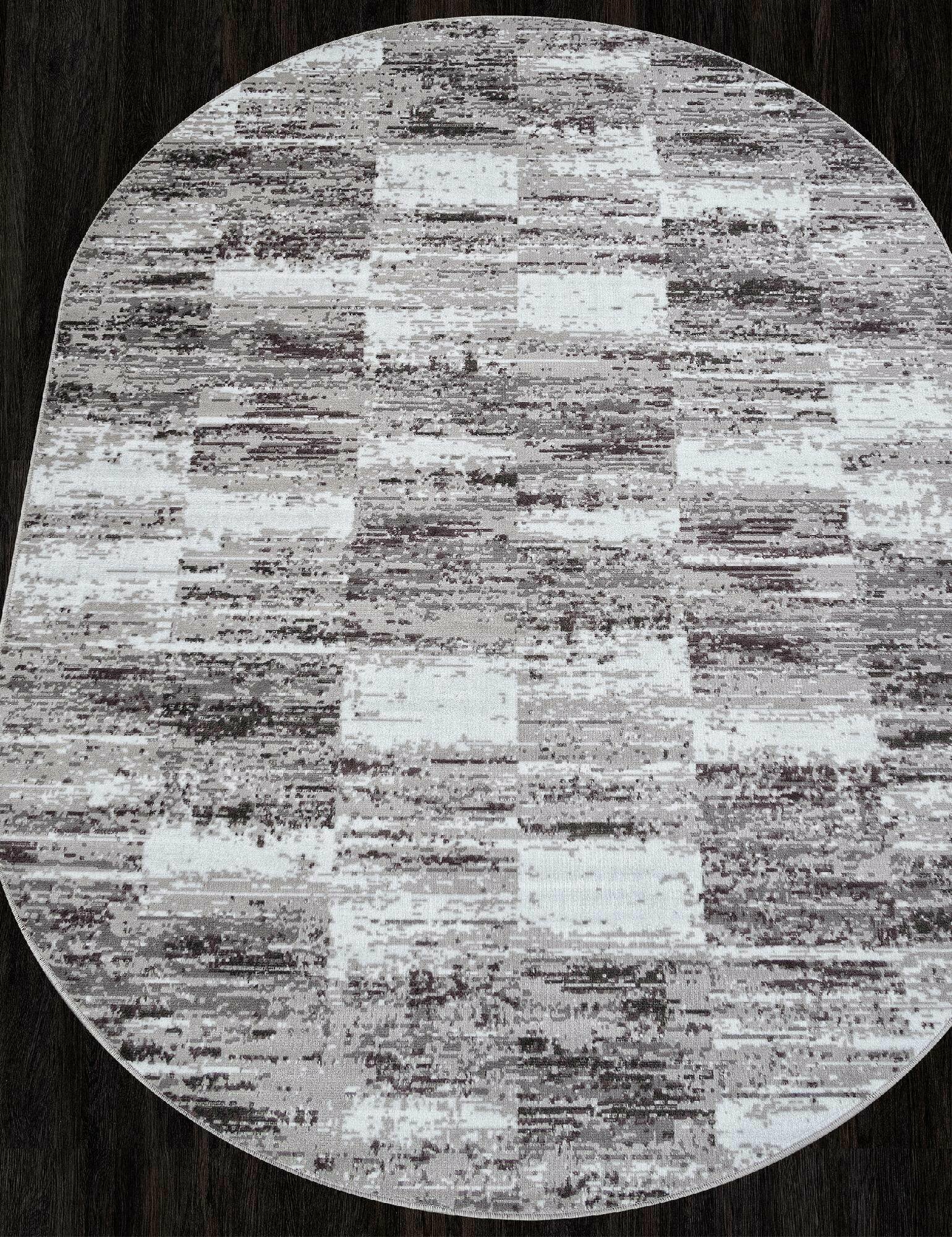 Ковер Овальный на пол в гостиную в спальню 180х250 см современный ворс 7 мм 322419 KoverVDom