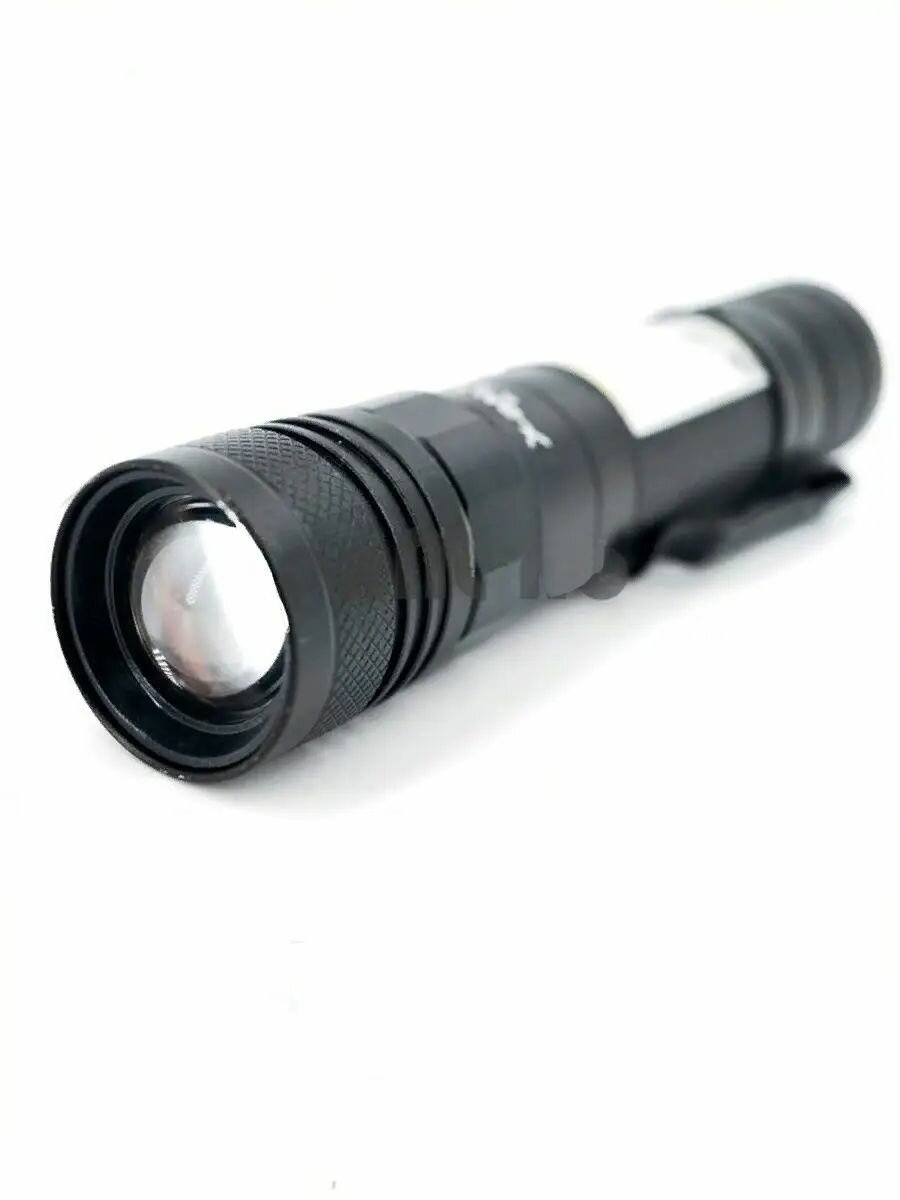 Аккумуляторный фонарь с зумом COB+LED BL-T6-39-T6