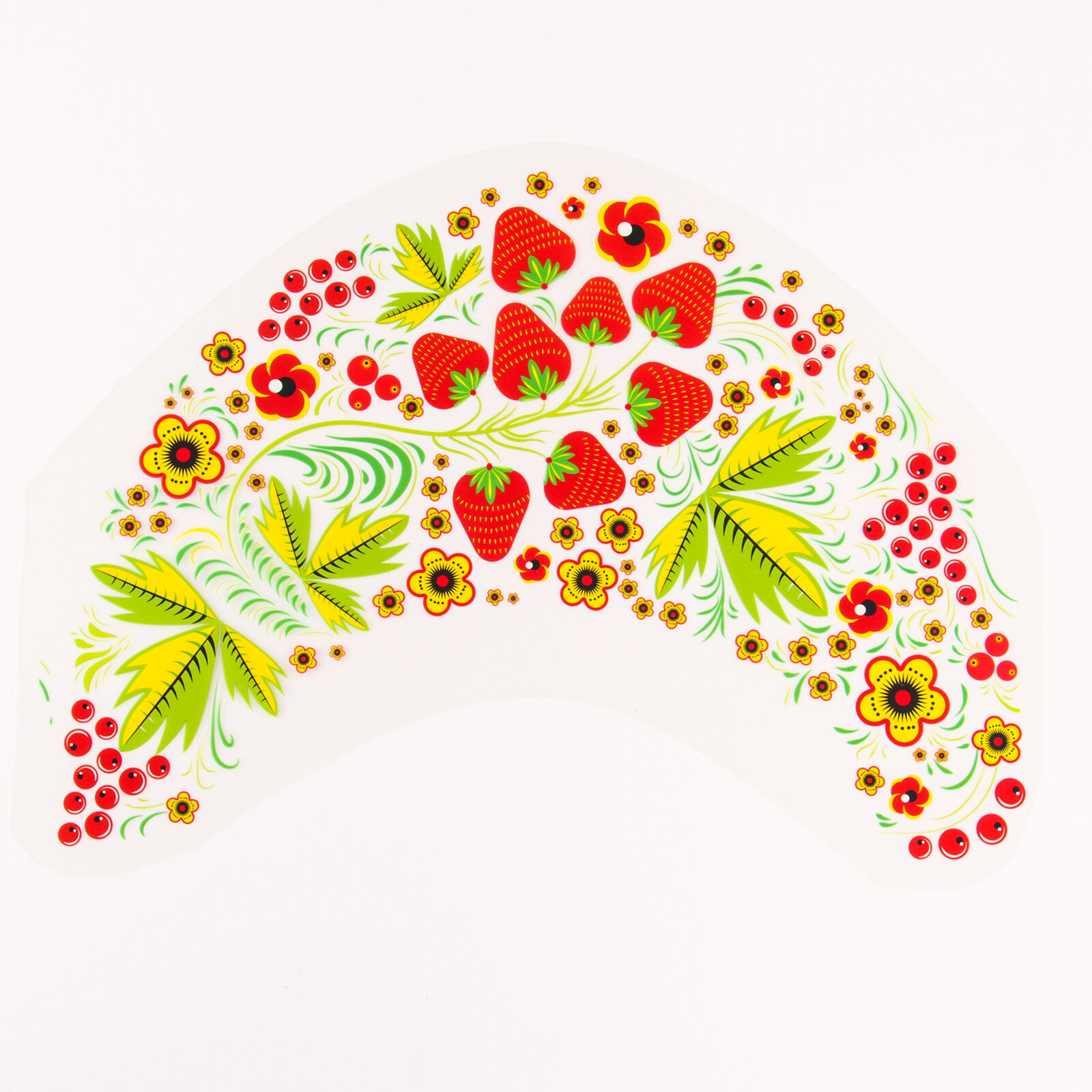 Термонаклейка «Хохлома ягодки», 31,5 х 23,5 см, набор 10 шт.