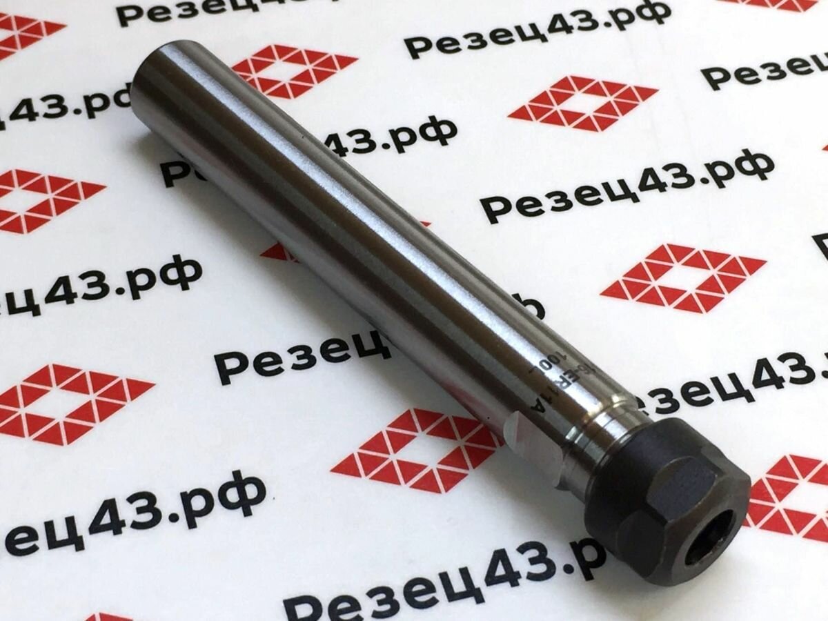 Цанговый патрон с цилиндрическим хвостовиком, диаметр 16 мм, для цанг ER11 C16-ER11A-100