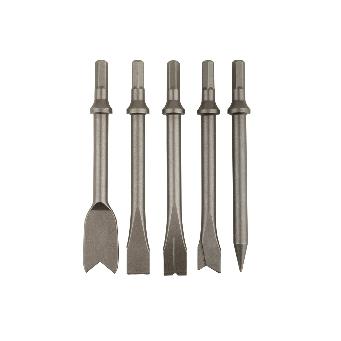 Licota PH-1008H Набор зубил для пневмомолотка 5 предметов 175 мм