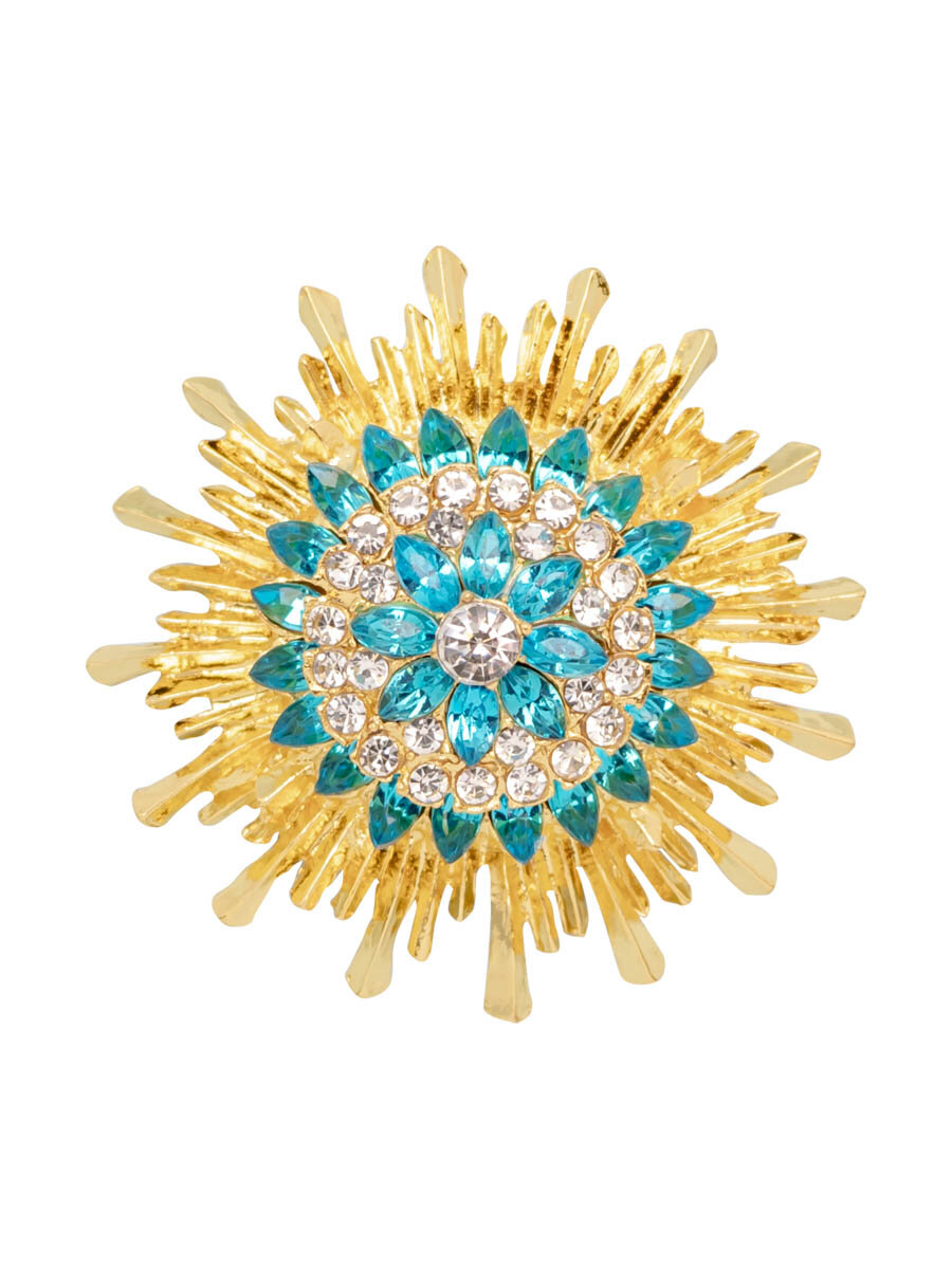 Брошь, стразы