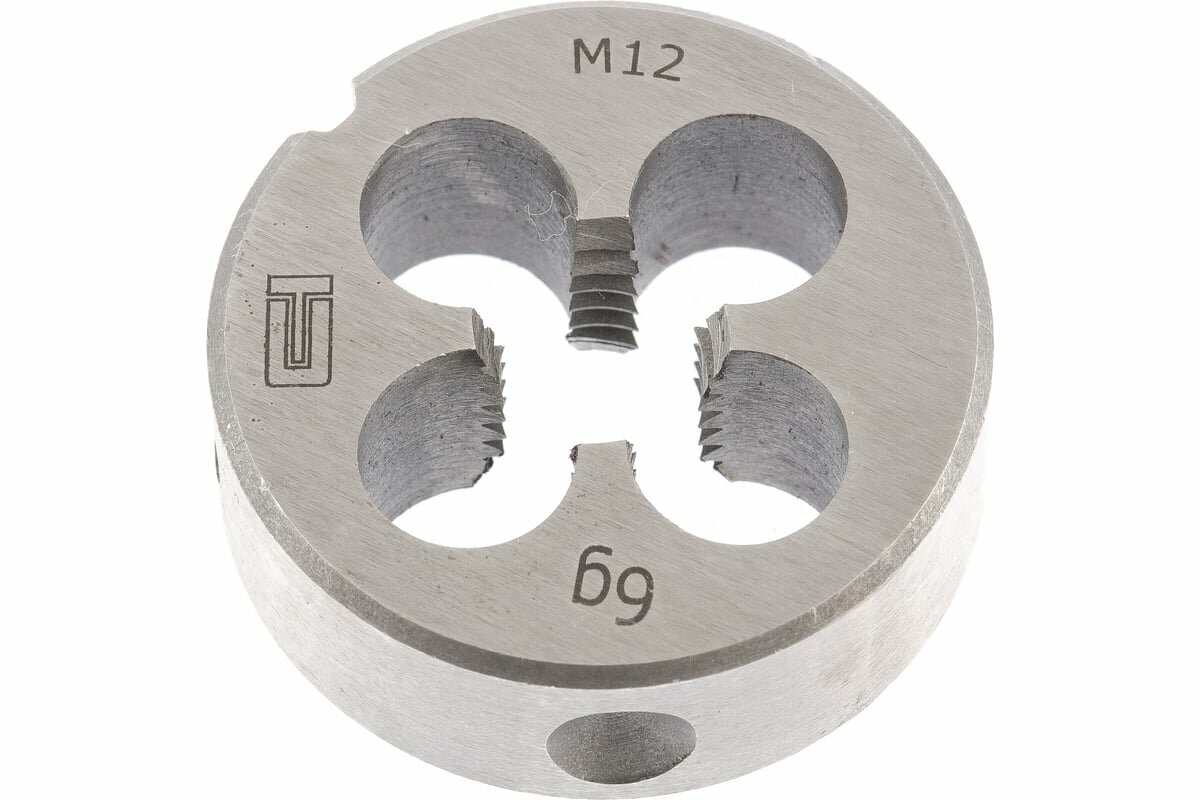 СИБРТЕХ плашка резьбовая М12 х 1,75 мм 77032 для крепления изделий из металла