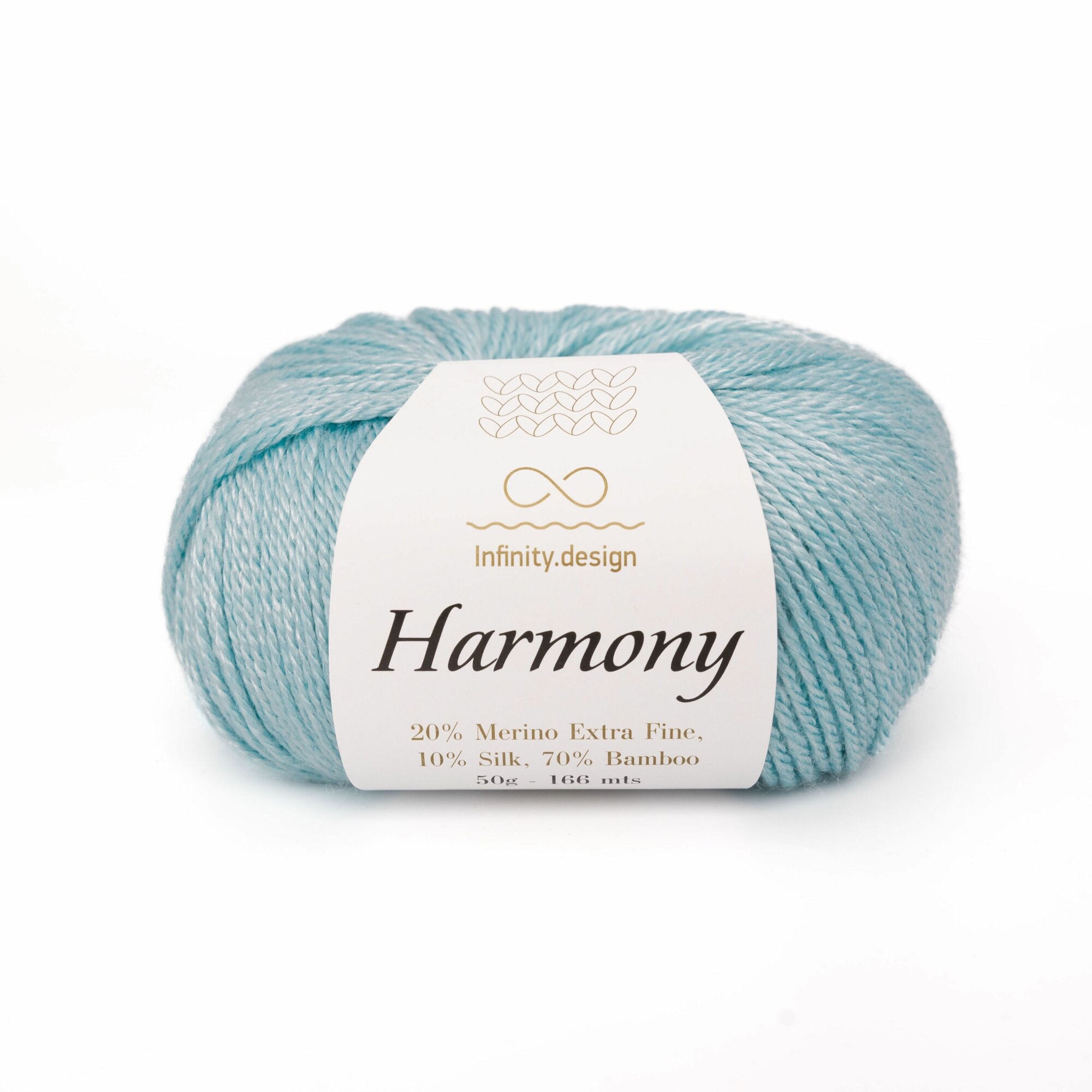 Пряжа INFINITY Harmony 7212 (1 моток), 20% мериносовая шерсть, 10% шелк, 70% бамбуковое волокно, 50г, 166м