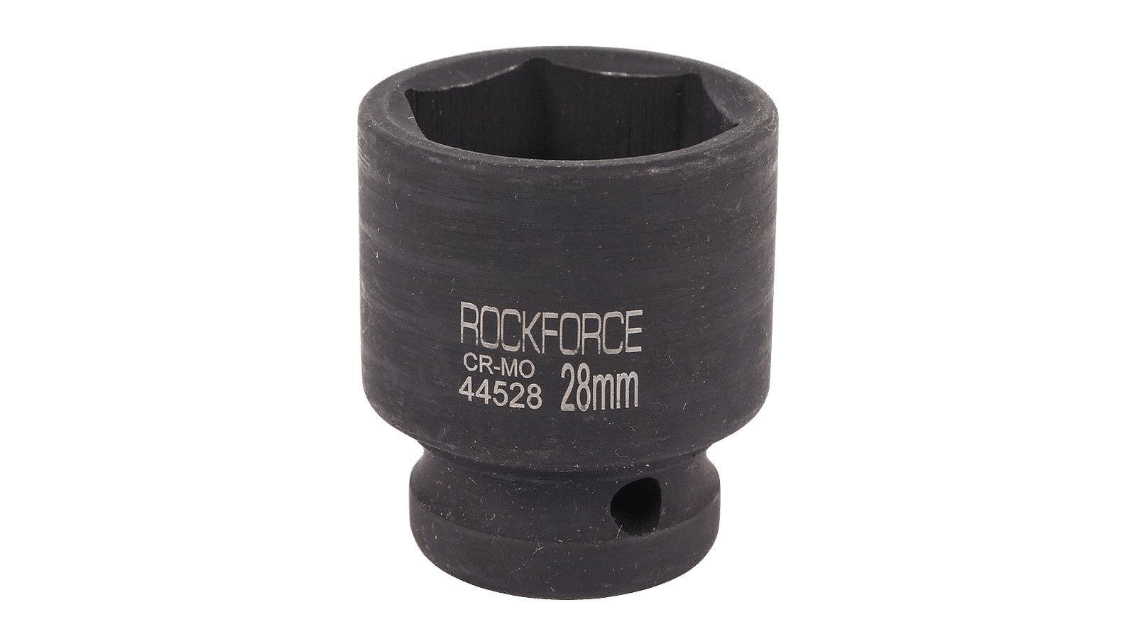 Головка торцевая ROCKFORCE, шестигранная, ударная, 1/2", 28мм, CrMo сталь