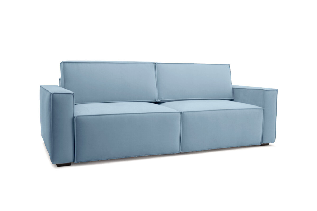 Раскладной диван Пантограф Квинс голубой