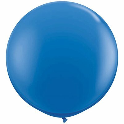 Шар латексный ненадутый В 250/065 Металлик Blue Экстра 60 см (1 в уп)