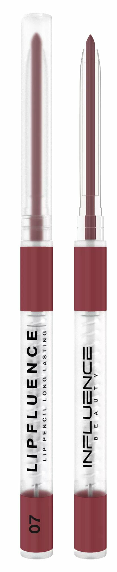 Карандаш для губ автоматический гелевый стойкий Influence Beauty Lipfluence т.07