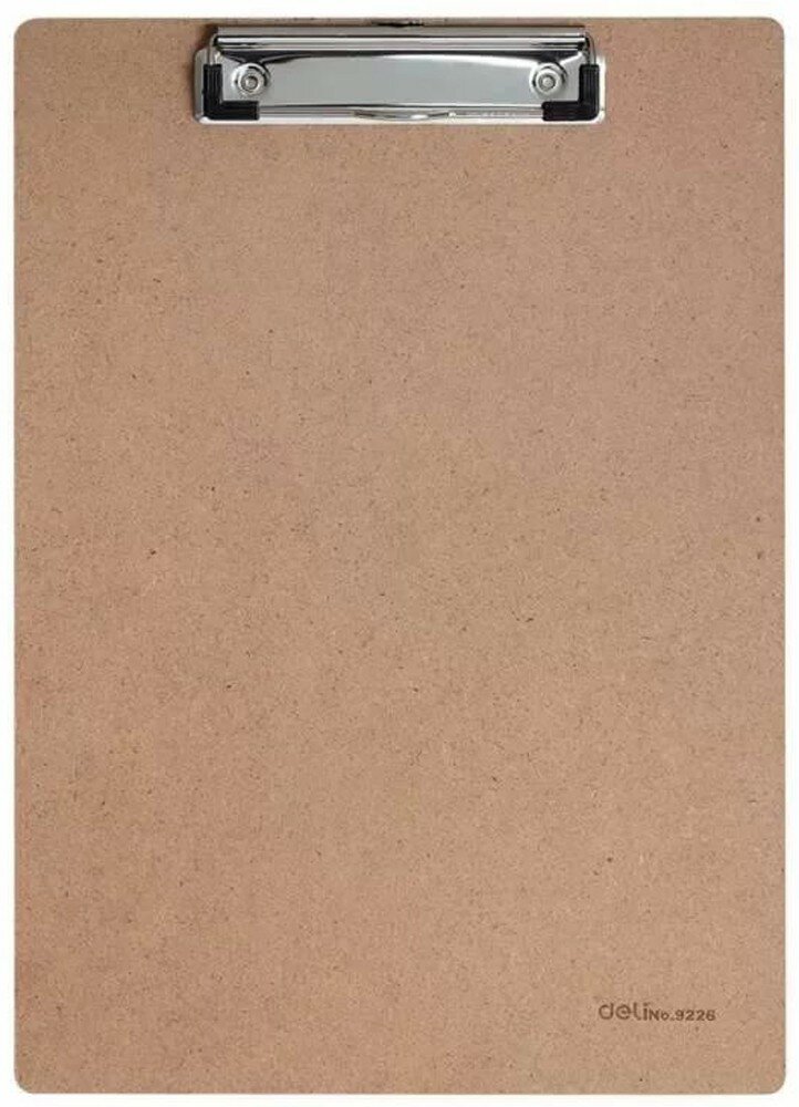 Папка клип-борд, древесная плита, бежевый, А4
