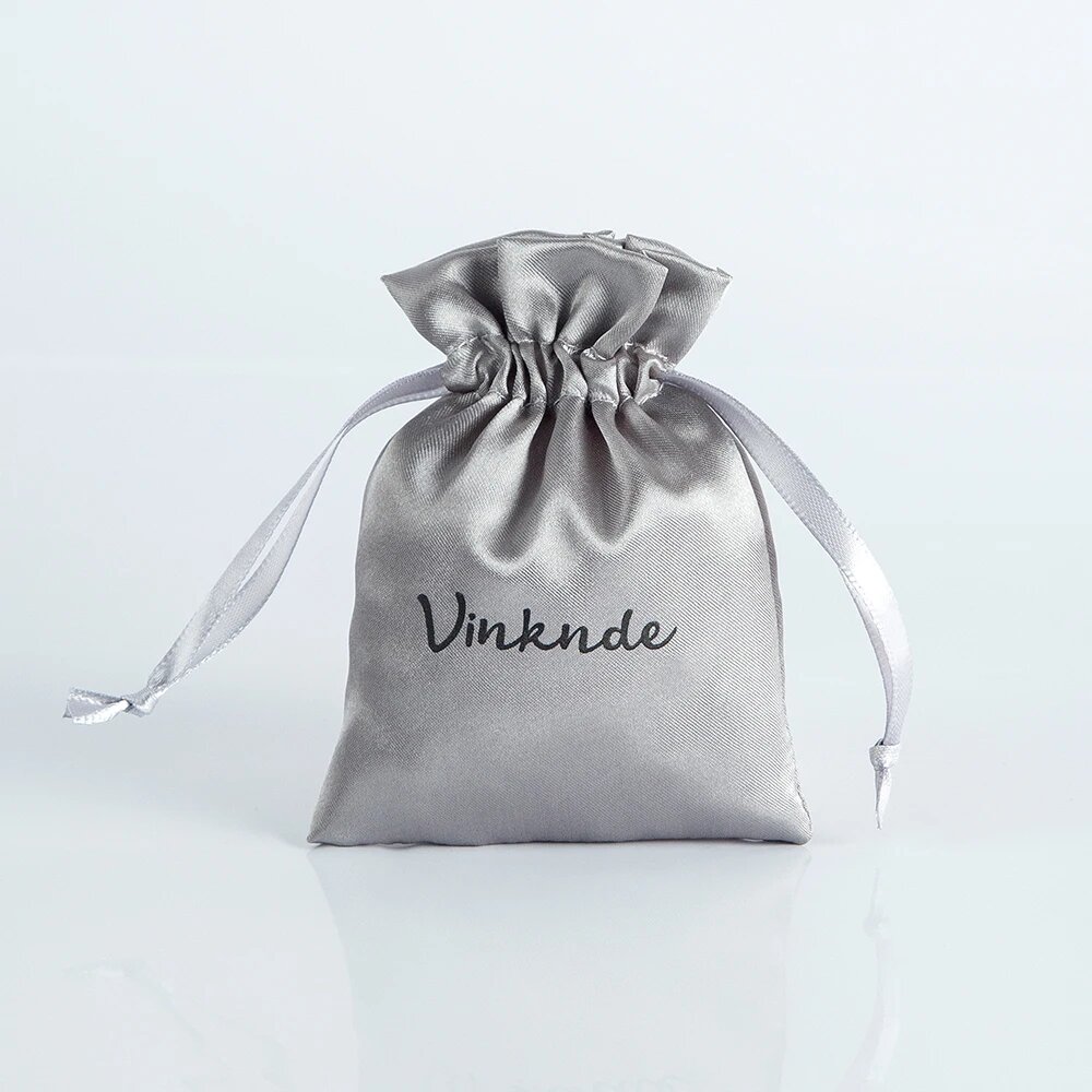 Шелковые мешочки для украшений Weikende 100 шт. grey, 8x10cm