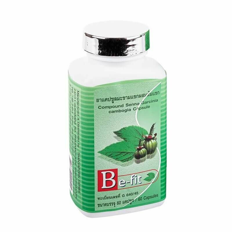 Капсулы для снижения веса с гарцинией и сенной Be-Fit, 60 капсул
