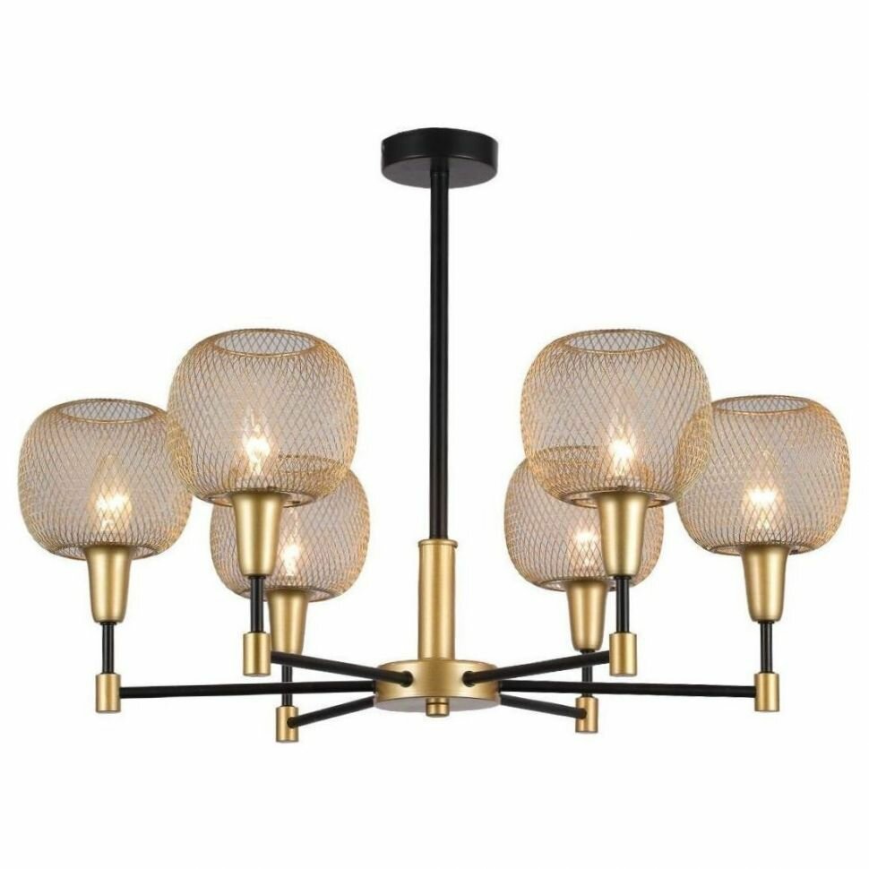 Потолочная люстра Gerhort G11061/6BK+GD GD