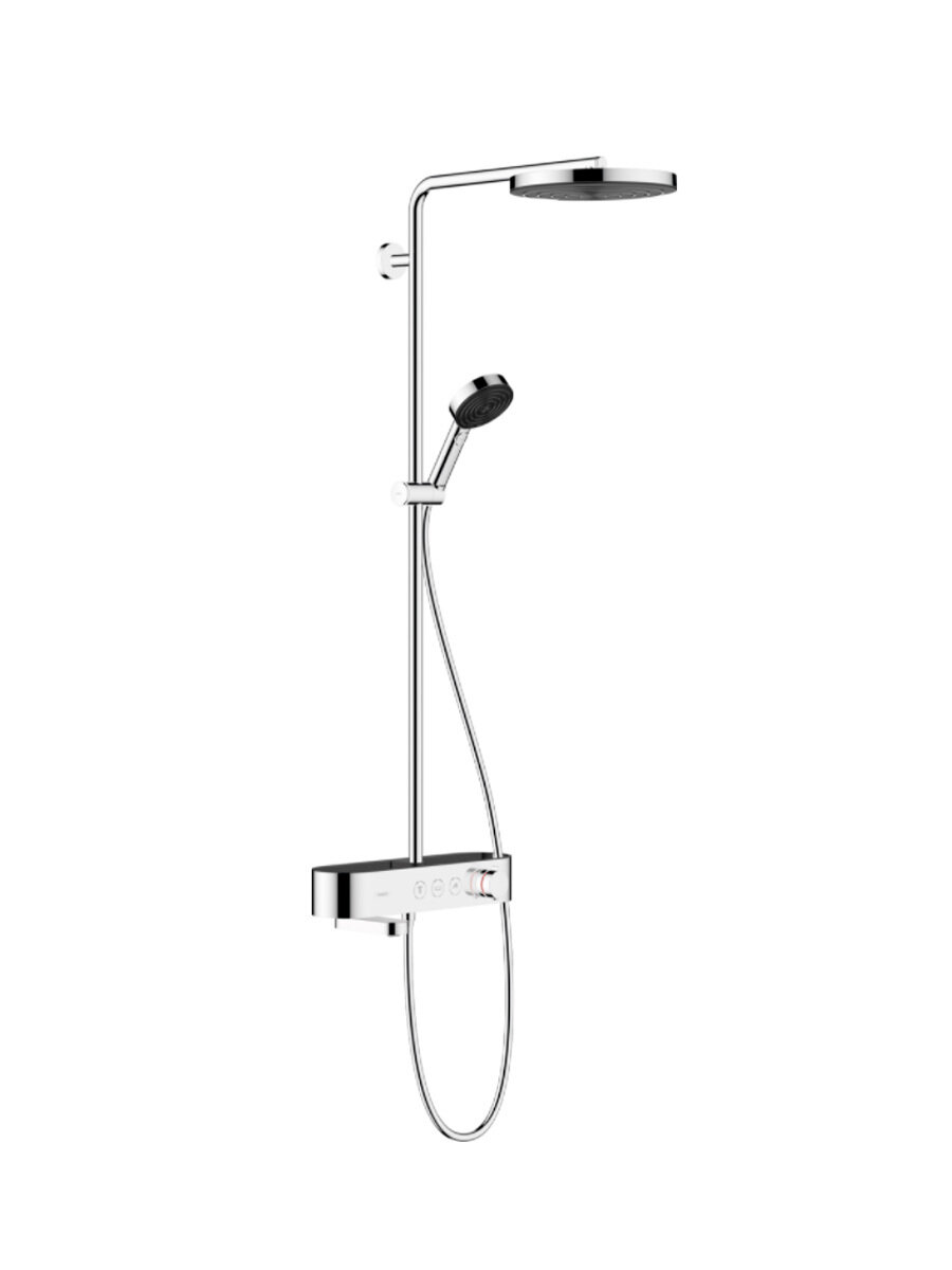Душевая система для ванны, с термостатом, 260/105 мм, Hansgrohe Pulsify S 24230000