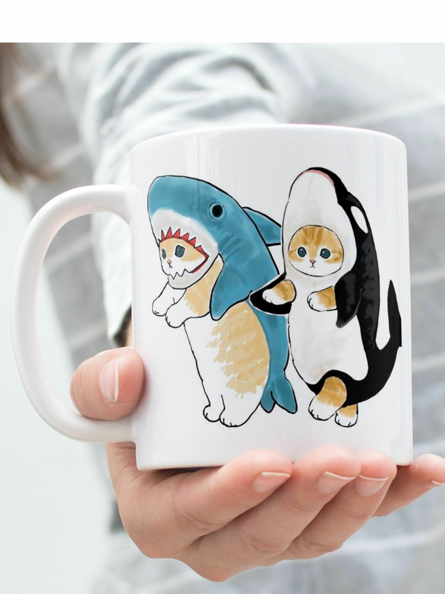 Кружка "Котик Акула"