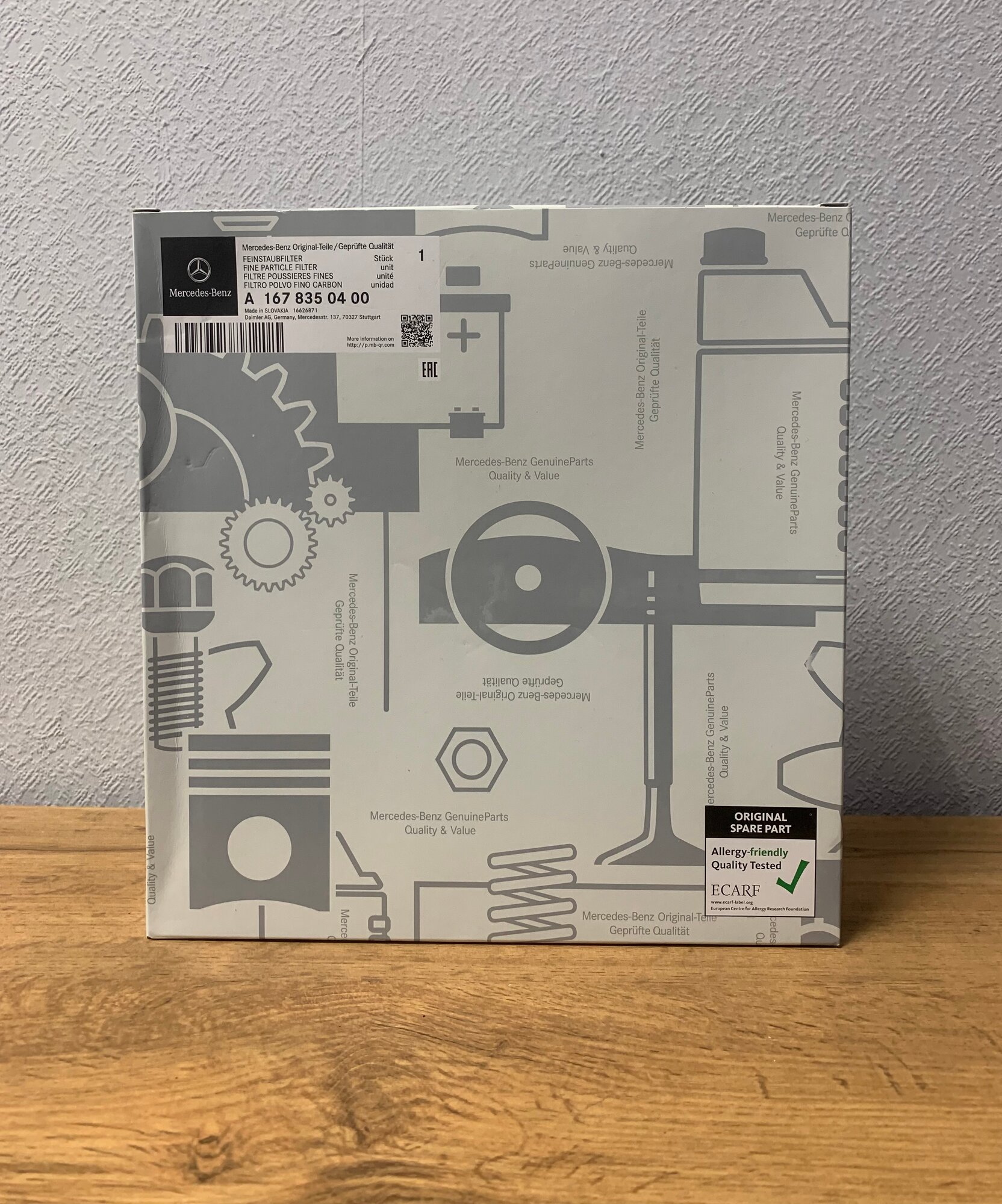 Фильтр Салонный Gle Class W167 C167, Gls Class X167 MERCEDES-BENZ арт. A1678350400