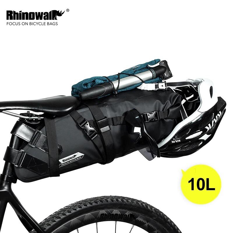 Rhinowalk Велосумка под седло для байкпакинга Rhinowalk 10L Waterproof Bike Saddle Bag