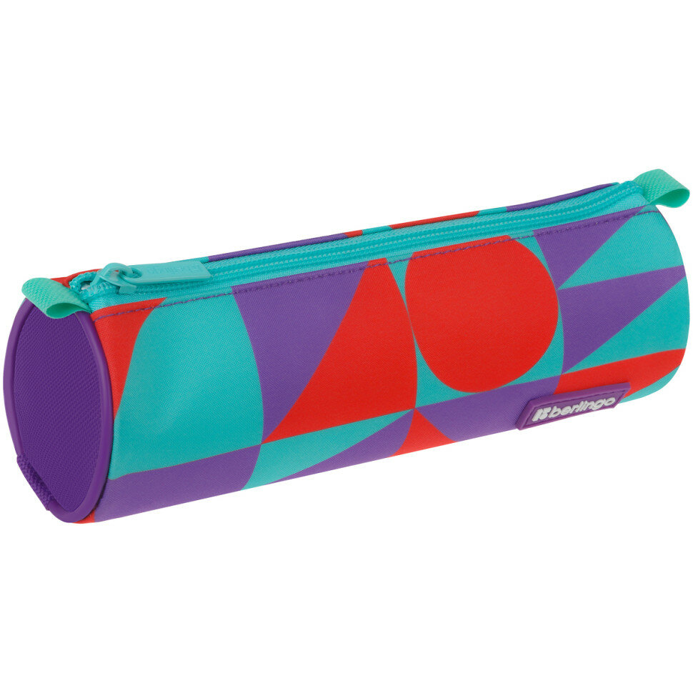 Пенал-тубус 1 отделение, 210*60мм Berlingo "Neonometry", полиэстер, 372213