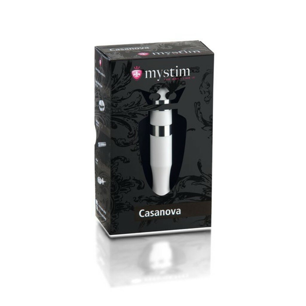 Миостимулятор универсальный Mystim Casanova, хирургическая сталь, белый