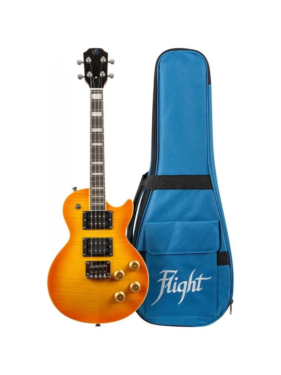 FLIGHT Centurion Tenor VB электроукулеле, Les Paul, тенор