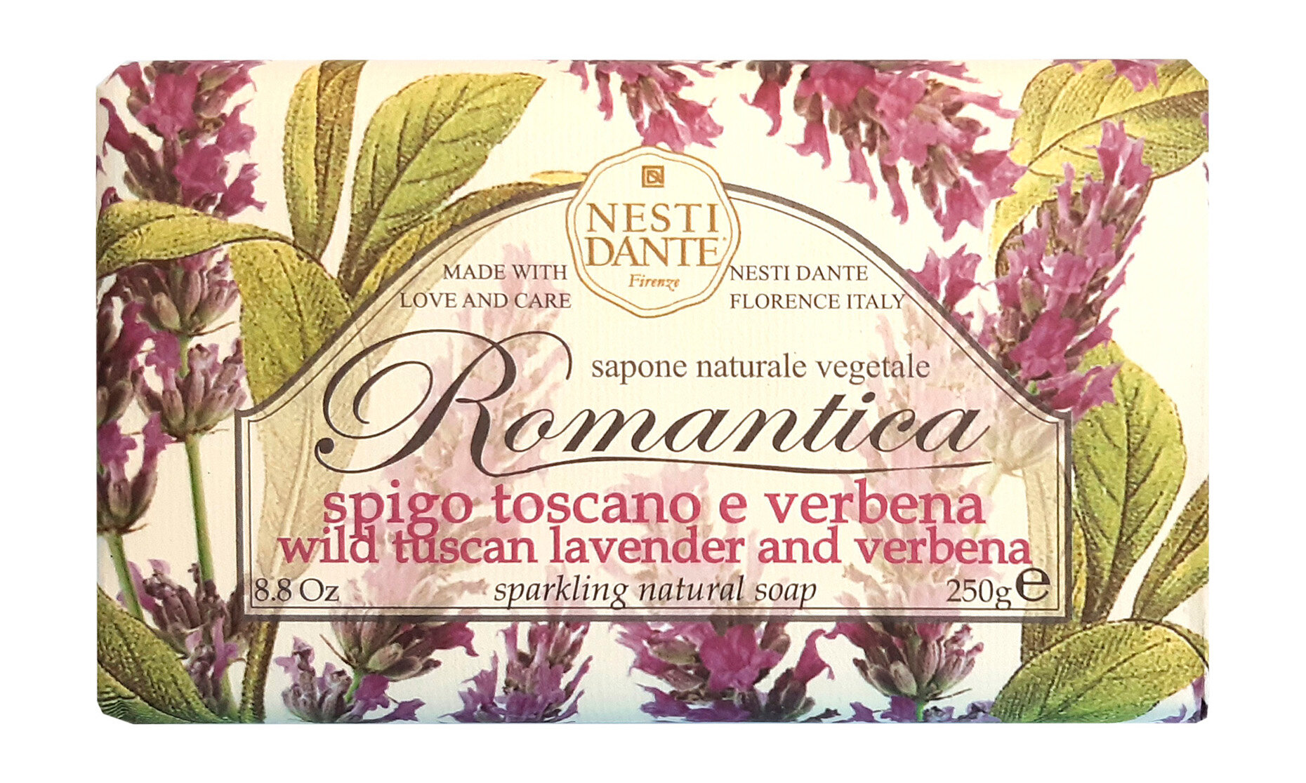 NESTI DANTE Romantica Мыло Тосканская лаванда и Вербена, 250 г